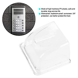 Plastic Rain Cover, MAGT Doorbell Plastic Rainproof Rain Cover for Door Access Waterproof Protect Shell for Access Control Keypad Controller Door Access