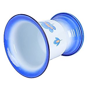 DOITOOL Bedpan Enamel Spittoon Portable Bedpan Seat Urinal Chamber Pot for Pregnant Women Elderly Children Urine Bucket Portable Toilet