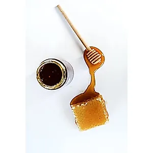 Honey Dipper Wooden Stick- Honey Dipper Honeycomb Stick Honeycomb Spoon Charcuterie Utensils Honey Spoon Honey Server Honey Stirrer Honey Wooden Dipper 6 Inch Wedding Party Gift Craft 1 Piece