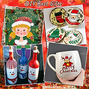 IVSUN 24 Colors Acrylic Paint Marker Pens, Premium Extra Fine Point Acrylic Paint Pens for Wood, Canvas, Stone, Rock Painting, Glass, Ceramic Surfaces, DIY Crafts Making Art Supplies