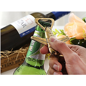 YYaaloa Airplane Bottle Opener with Exquisite Packaging, 12 Pcs Airplane Bottle Opener Beer Accessories Metal Stainless Steel Bottle Opener, Best Groomsman (Style 1)