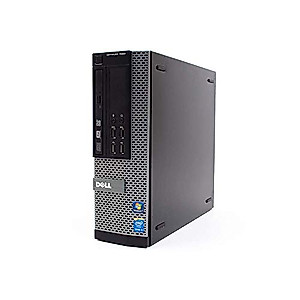 Dell Optiplex 9020 Small Form Factor Desktop PC, Intel Core i7-4770, 32GB Ram, 2TB SATA Drive + 256GB SSD WiFi, DVD-RW, 24-inch LCD, Windows 10 Pro (Renewed)