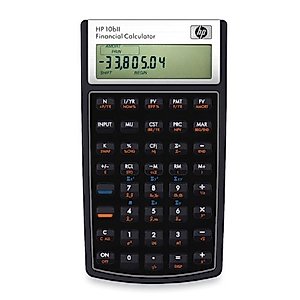 HP 2716570 10bII+ Financial Calculator, 12-Digit LCD