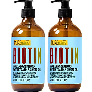 PURE NATURE Biotin Shampoo and Conditioner Set and Biotin Hair Mask