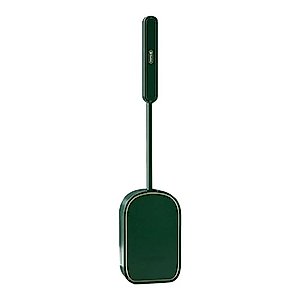 SAAKO Toilet Brush Silicone Toilet Bowl Brush and Holder with Plastic Handle Brush Toilet Cleaner Bathroom Cleaning Supplies