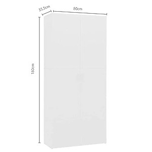 vidaXL Shoe Cabinet Indoor Hallway Household Supply Storage Shoe Shelf Rack Home Organizer Hall Cabinet Furniture Gray Engineered Wood