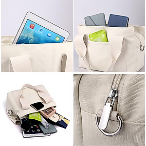 Tote Bag Women Small Satchel Stylish Mini Tote Handbag Canvas Hobo Fashion Crossbody Bag Shoulder Travel Bag 2023