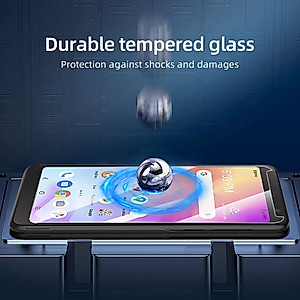 NEW'C [3 Pack] Designed for TCL A3 Screen Protector Tempered Glass, Bubble Free, Ultra Resistant