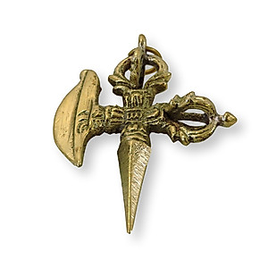 Handmade Tibetan Phurba (Digug) Pendant from Nepal (Many Choices) (Driguk Phurba)