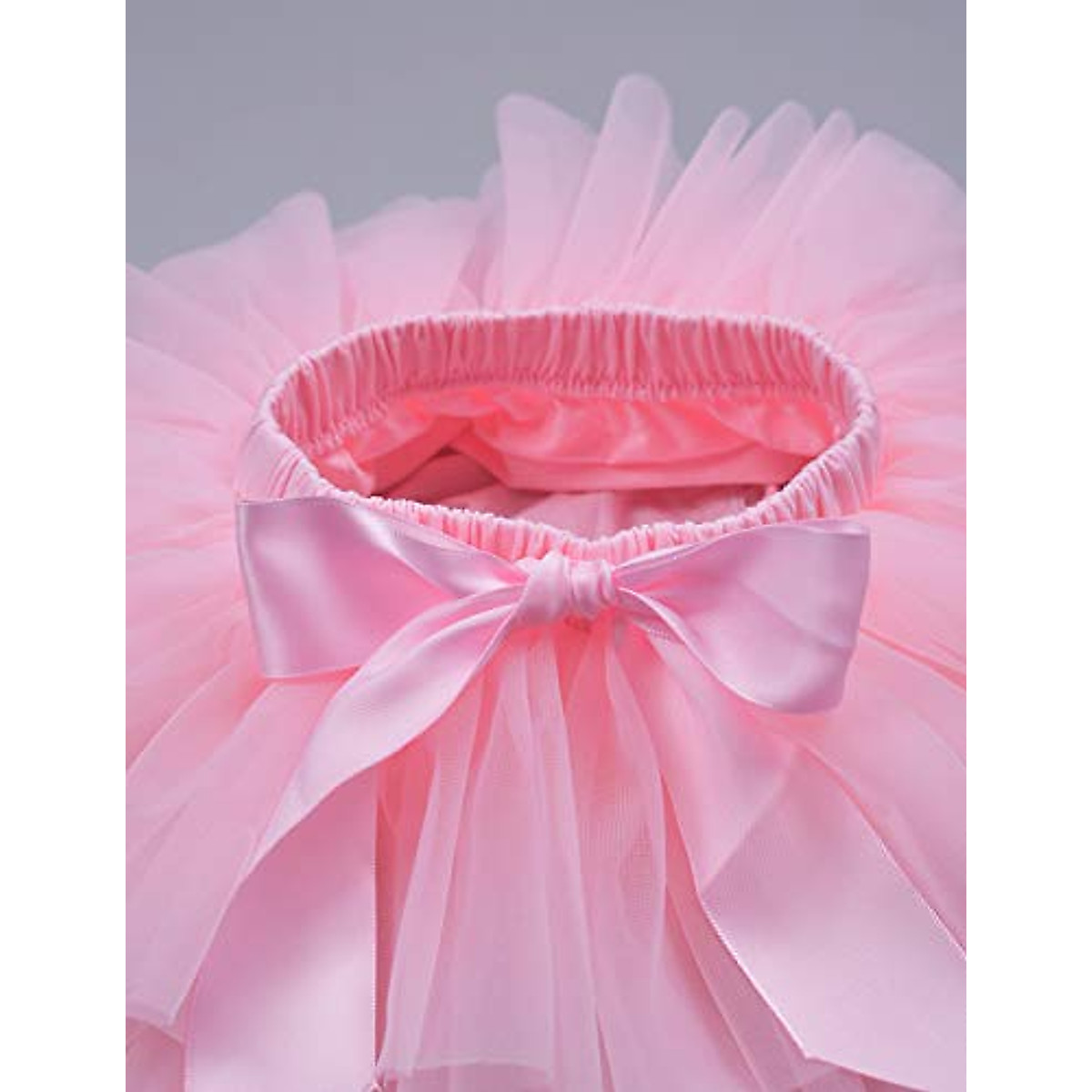 Tutu.kk Baby Girls Tutu Skirts with Diaper Cover Tulle Skirt and Headband Set for Newborn,Toddler