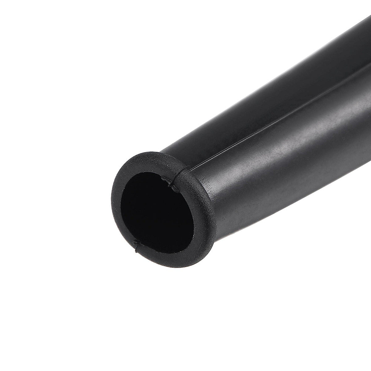 uxcell Cord Boot Protector Cable Sleeve Hose Rubber 69mm Length Black 10 Pcs