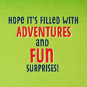 Hallmark Birthday Card for Kids with Legos (Playground Building Kit, Ages 5 and Up)