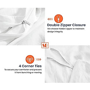 SGI Duvet Covers 100% Egyptian Cotton 600 TC Ultra Soft and Breathable 3 Piece Set Quilt Cover with Zipper Closure & Four Corner Ties (King/Cal King,Blood Red Pinch)