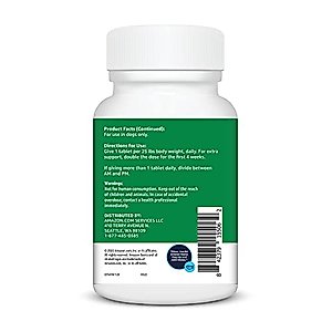 Amazon Basics Dog Hip & Joint Chewable Tablets, Duck Flavored, 120 Count (Previously Solimo)