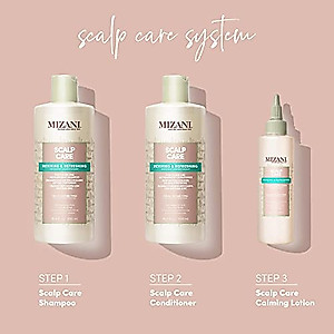 Mizani Scalp Care Dandruff Shampoo | Pyrithione Zinc | Cleanses Hair & Scalp | For Curly Hair | 16.9 Fl Oz