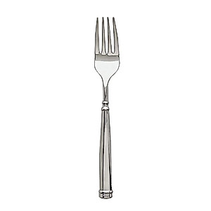 Ginkgo International Naples, Silverware Service for 6 Stainless Steel Flatware, 30-piece set, Silver