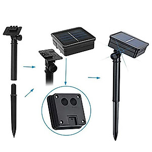 Christmas Decoration Light String- 6M 40LED Crystal Ball Solar String Lights Christmas Fairy Garden Lights for Outdoor Home Lawn Patio Party and Holiday Decorations (Warm Light)