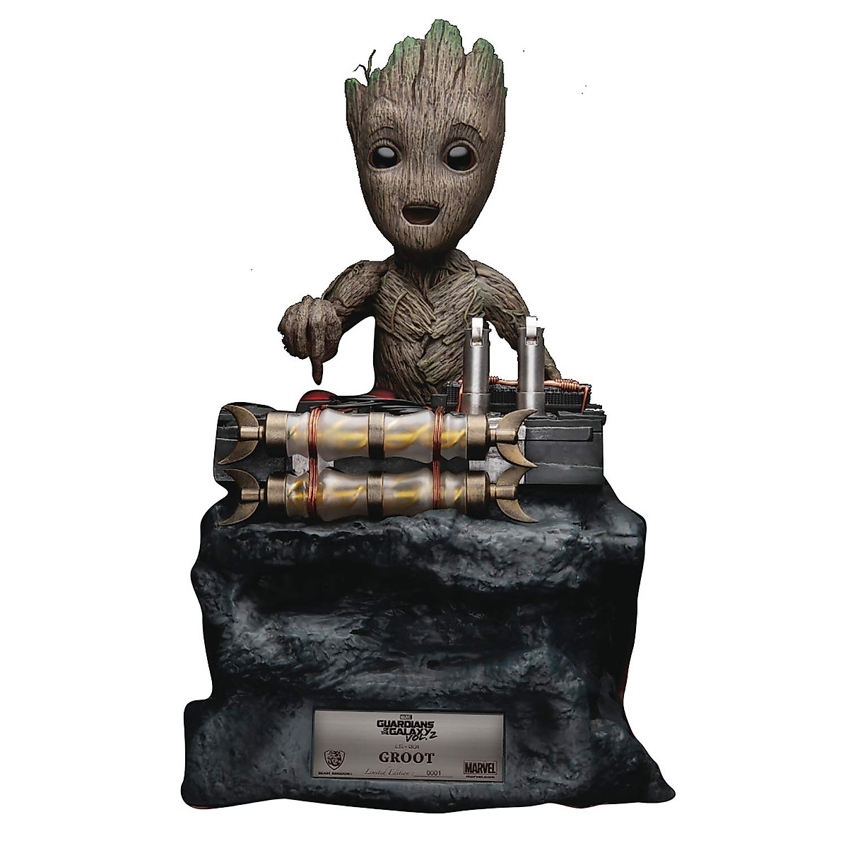 Beast Kingdom Guardians of The Galaxy Vol. 2: Groot LS-081 Life-Size Statue, Multicolor
