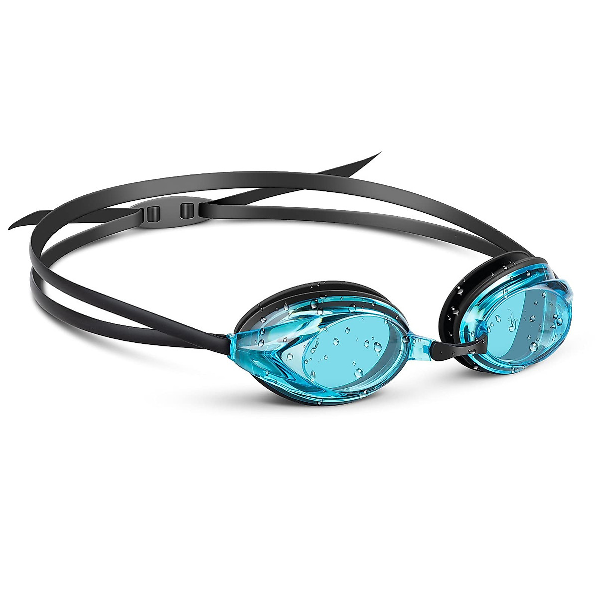 Portzon dynamics Swim Goggles, Anti Fog Clear No Leaking Swimming Goggles for Adult Men Women, Blue