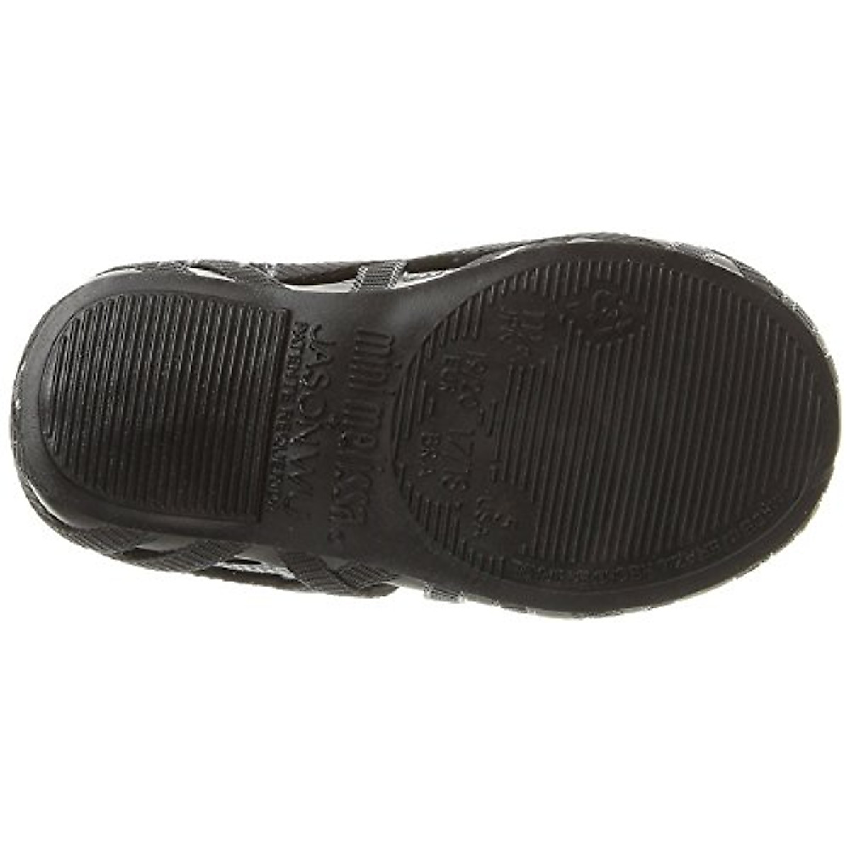 Mini Melissa Baby-Girl's Jean + Jason WU Ballet Flat, Black, 5 Regular US Toddler