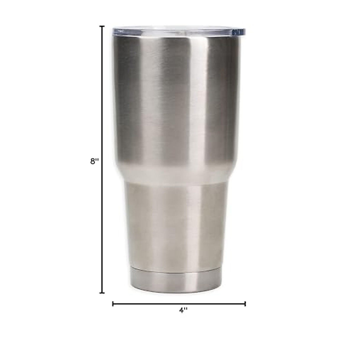 Elanze Designs The Captain Black Anchor 30 ounce Stainless Steel Travel Tumbler Mug