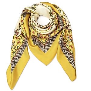 KONSANS 35“ 16 Momme Twill 100% Real Mulberry Silk Square Women Scarfs Scarves