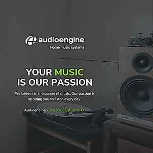 Audioengine HD6 150W Powered Bookshelf Stereo Speakers | Home Music System w/aptX HD Bluetooth, AUX Audio, Optical, RCA, 24-bit DAC (Walnut)