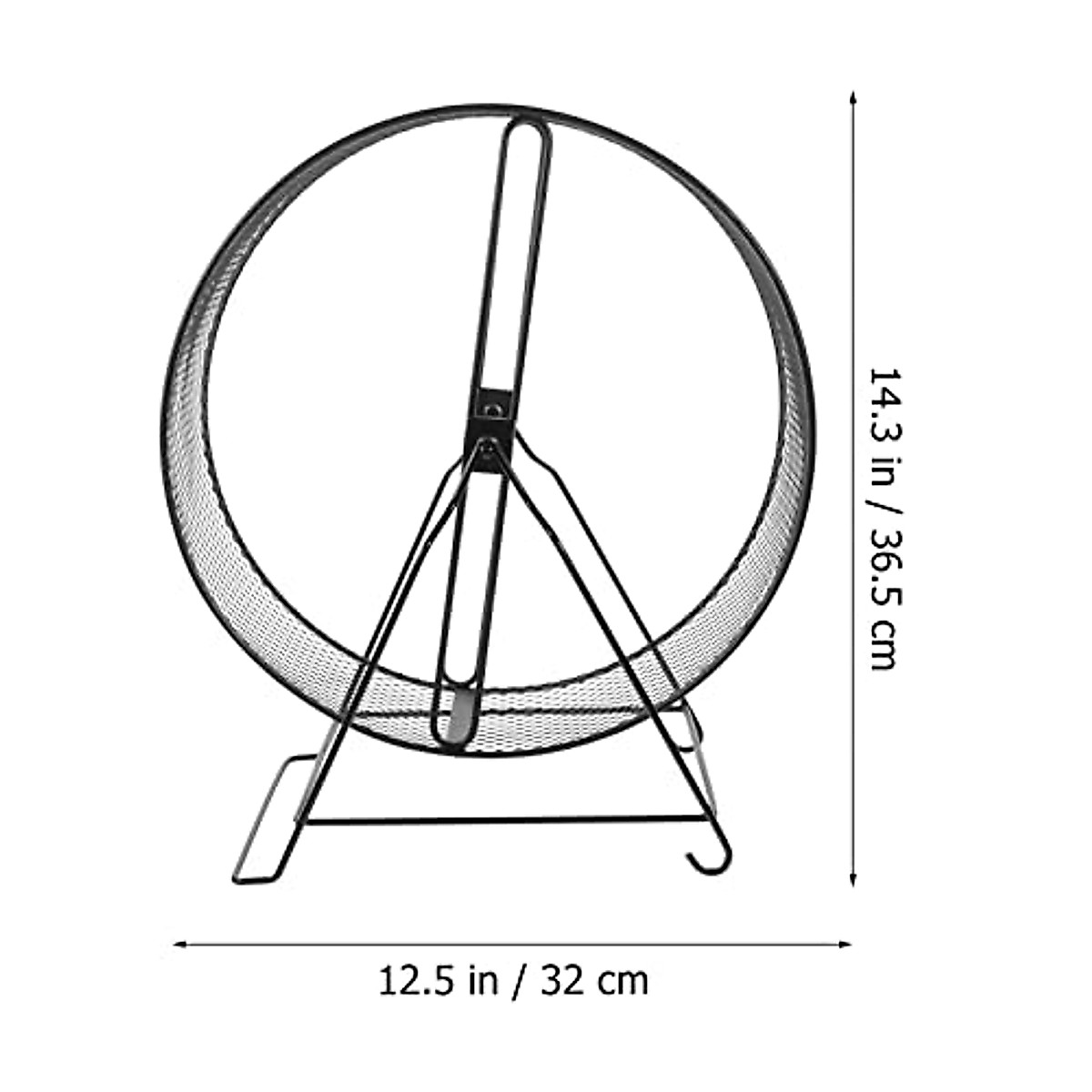 Balacoo Chinchilla Wheel Silent Hamster Exercise Wheels- Hamster Running Exercise Wheel- Hamster Running Wheels with Adjustable Stand for Hamsters Small Animals 10 Inch