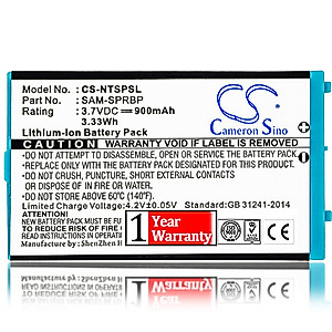 Estry GBA SP Battery Replacement for NlNTENDO GBA SP, Advance SP, AGS-001, AGS-003, SAM-SPRBP Battery