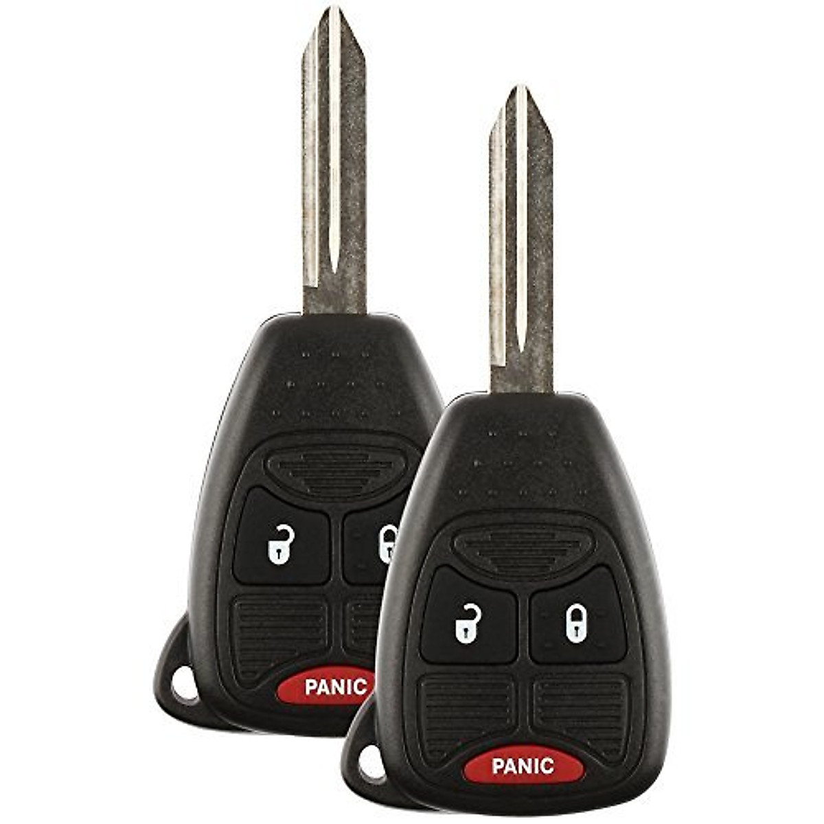 Discount Keyless Replacement Uncut Car Keyless Entry Remote Fob Key Compatible with OHT692713AA, OHT692427AA, KOBDT04A (2 Pack)