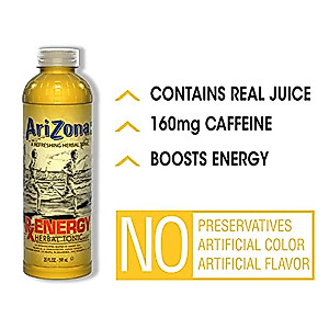 AriZona Rx Energy, 20 Fl Oz (Pack of 24)