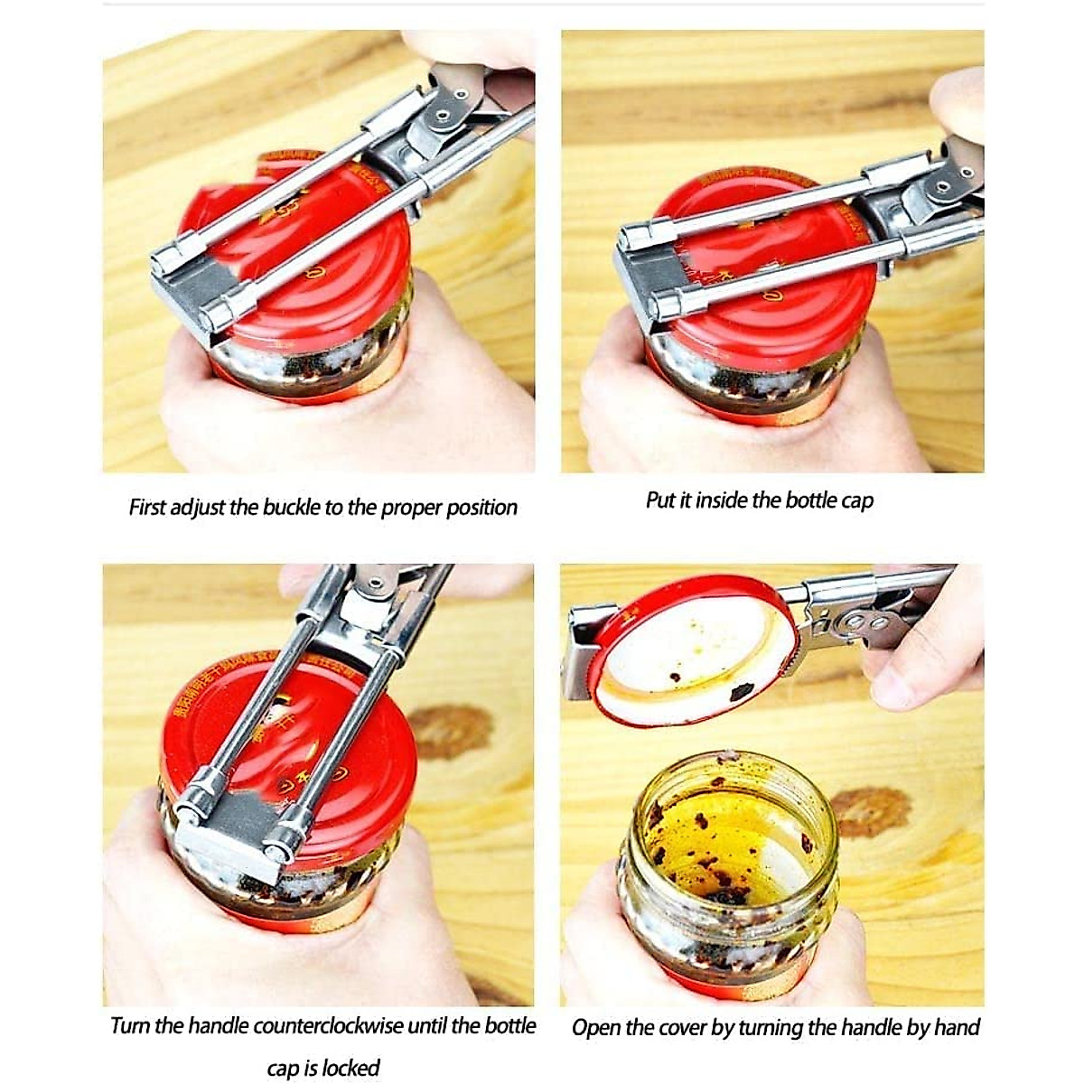 Jar Opener for Weak Hands, Easy Jar Opener for Seniors with Arthritis, Kids Jar Openers. Adjustable Jar & Bottle Opener, Jar Gripper Tight Lid Opener, Bottle Opener Kitchen Gadgets