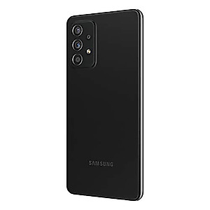 Samsung Galaxy A52 5G (128GB, 6GB) 6.5" Super AMOLED, 64MP Quad Camera, Voice Over LTE GSM Unlocked (T-Mobile, AT&T, Global) International Model A526W (Awesome Black)