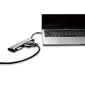 ADAM elements 5-in-1 USB C Hub - 4K USB C to HDMI - SD Card Reader - 2 USB 3.1 Ports - Portable, Durable Aluminum Case