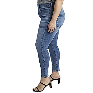 JAG Jeans Women's Plus Size Valentina Pull-On Skinny Jean, Boardwalk, 20