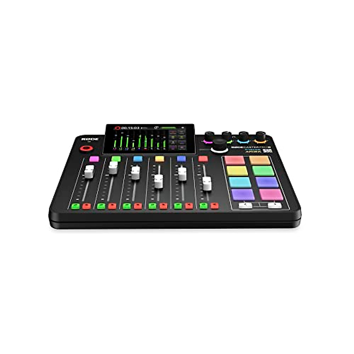 RØDE RØDECaster Pro II All-in-One Production Solution for Podcasting, Streaming, Music Production and Content Creation,Black