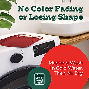 Pot Holders for Kitchen Heat Resistant, Set of 2, Silicone Pot Holders for Kitchen and Baking, Red