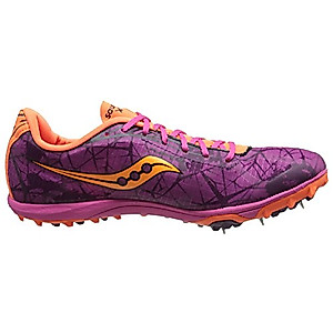 Saucony Women's Shay XC4-W, Raspberry/Vizi Orange, 6 M US