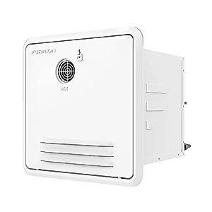 Furrion® RV Tankless Gas 60,000 BTU Water Heater - 16.14" x 16.14" White Door - 2.4 GPM – Vortex Technology steadies temperatures – Propane Gas-Powered Technology, Electric Ignition – 2021128847