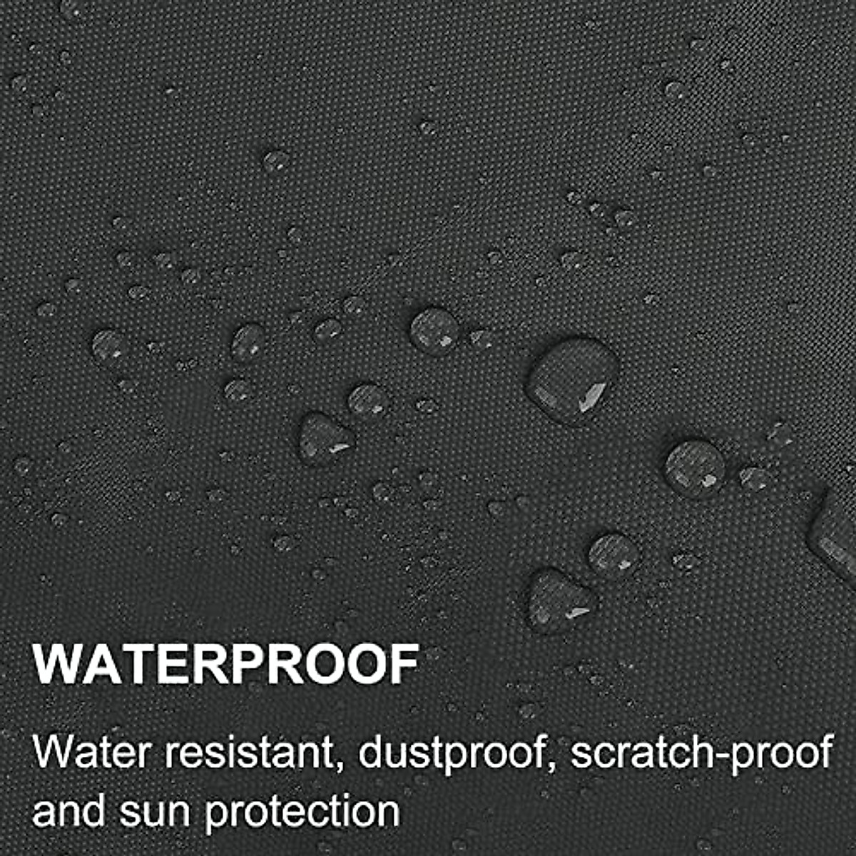 Outdoor Square Hot Tub Cover 210D Oxford Fabric Waterproof Dustproof Anti-UV Garden SPA Bath Pool Cover Multiple Sizes to Choice,Black,218x218x30cm