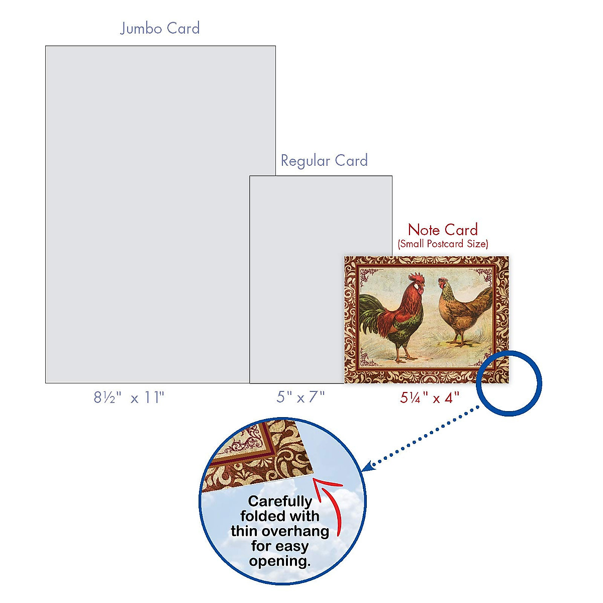 The Best Card Company - Boxed Set of 10 Bird Thank You Notecards with Envelopes 4 x 5.12 inch, Feathered Animal Gratitude - Card-A-Doodle-Do M2351TYG