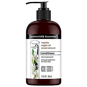 ApotheCARE Essentials The Replenisher Moisturizing Conditioner, Vanilla, Argan Oil, Sweet Almond, 12 oz
