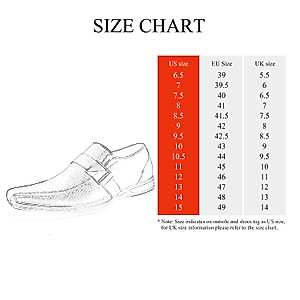 Bruno Marc Men's Giorgio-3 Black Leather Lined Dress Loafers Shoes - 9 M US