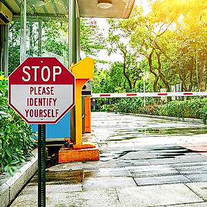 SmartSign Custom STOP Sign 18"x18" 3M Laminated EG Reflective 80 mil Aluminum, Personalized Metal Sign for Outdoor, Parking Lots, Gate, Garages, USA-Made