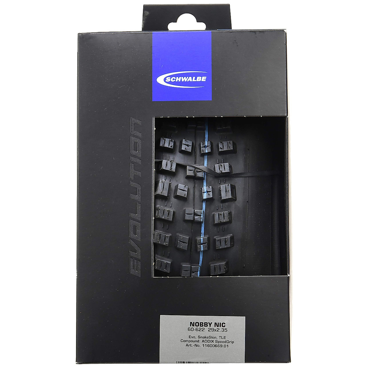 Schwalbe Nobby Nic Tire - 27.5 x 2.35, Tubeless, Folding, Black, Evolution Line, Addix Speedgrip