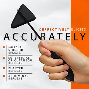 SURGICAL ONLINE Set of 3 Pcs Aluminum Sensory Tuning Forks C 128 512 + Taylor Percussion Hammer Mallet, Superior Diagnostic Kit