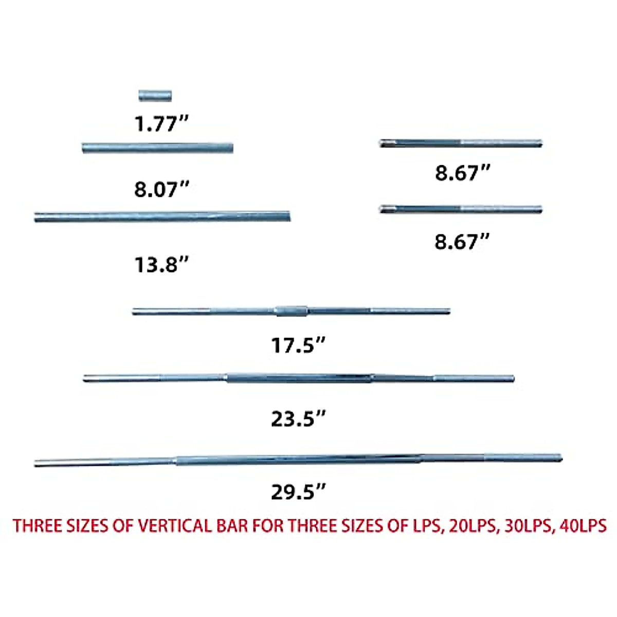 RVPNR RV Dual Propane Tank Mounting Rack 40lb,30lb and 20ld Tanks for Camper and Travel Trailers with Different Connecting Pipes, Black, White, Grey or Red Options (White)