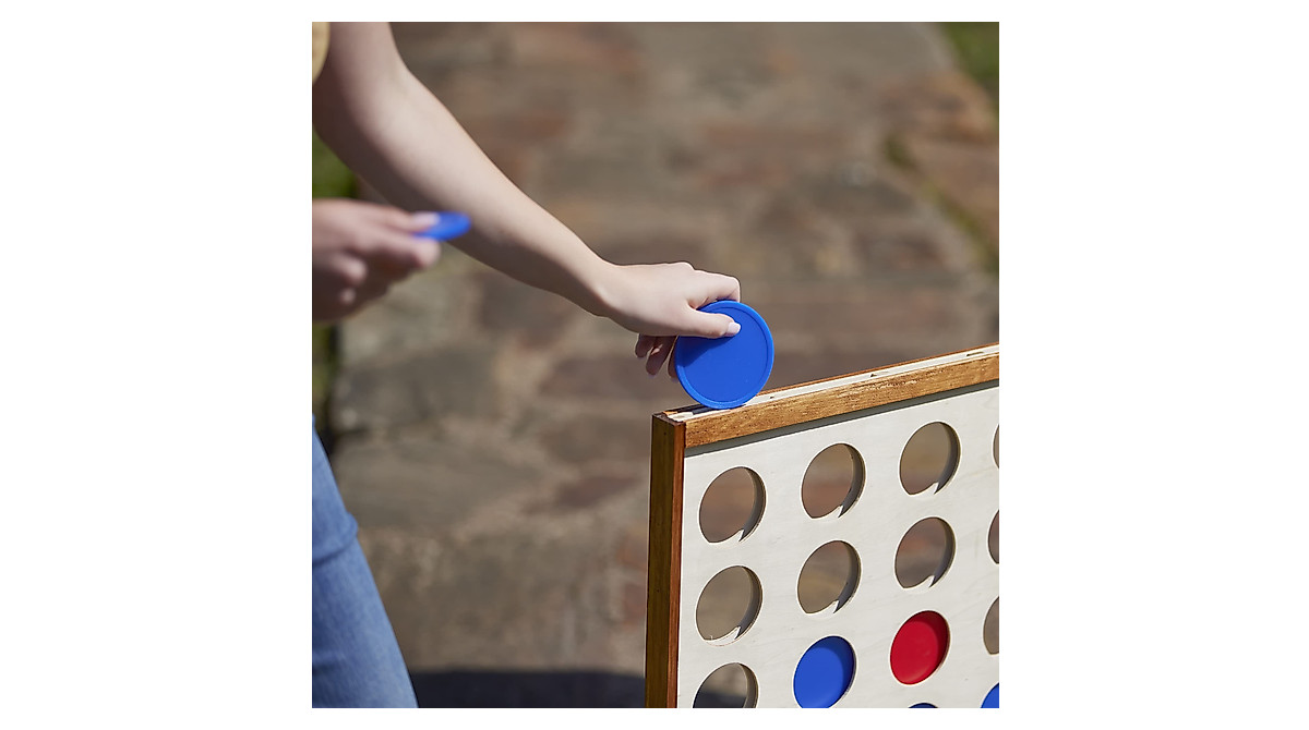 Giant Four Connect Game with Carrying Case - Outdoor Fun for All