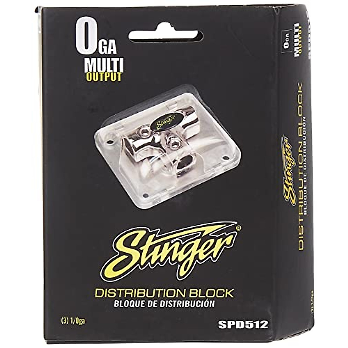 Stinger SPD512 PRO Series Power Distribution T-Block with (3) 1/0-Gauge Inputs