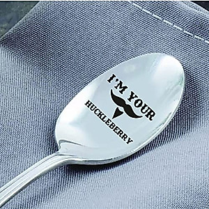 I'm Your HuckleBerry Hand Stamped Spoons Engraved Gift Spoon Hand Stamped Spoon Gifts Funny Gift SpoonsVintage SilverWare Spoons item Unique Gift idea Custom Engraved gift
